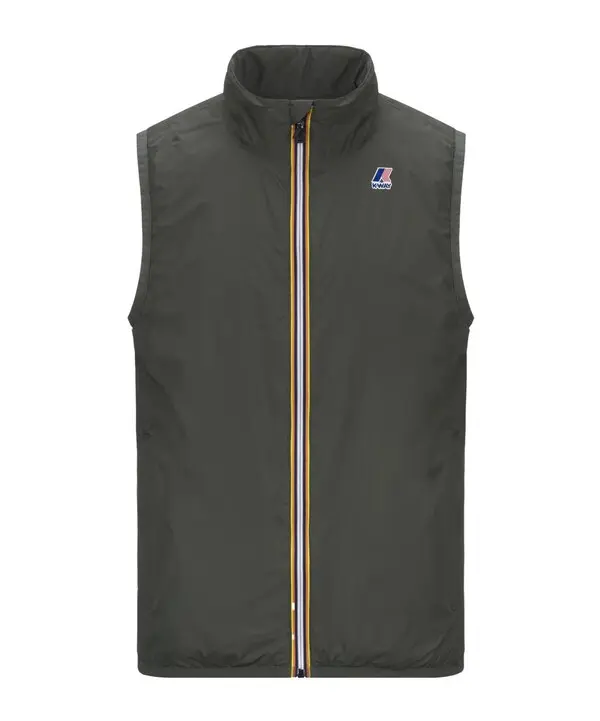 K-WAY Logo Zip-up Vest