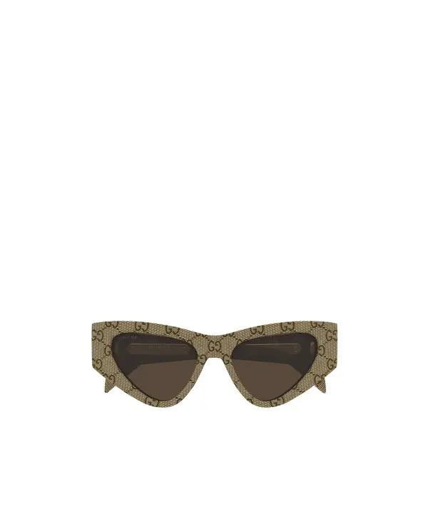 Gucci Cat Eye Frame Sunglasses - Brown