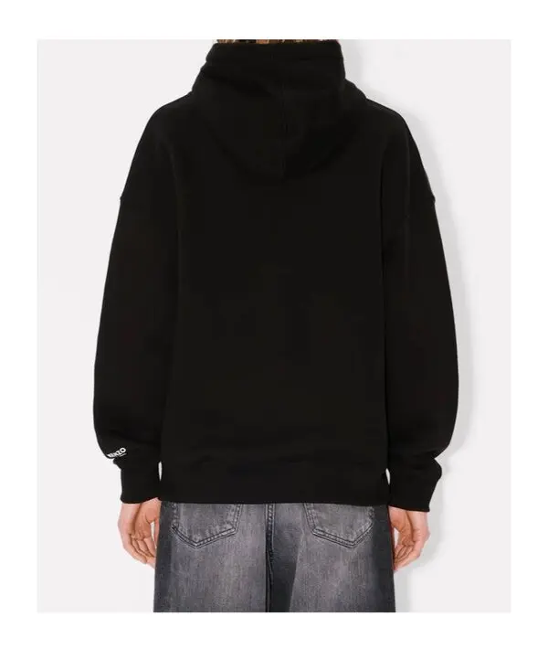 Kenzo Safety Pin Embellished Hoodie - Black