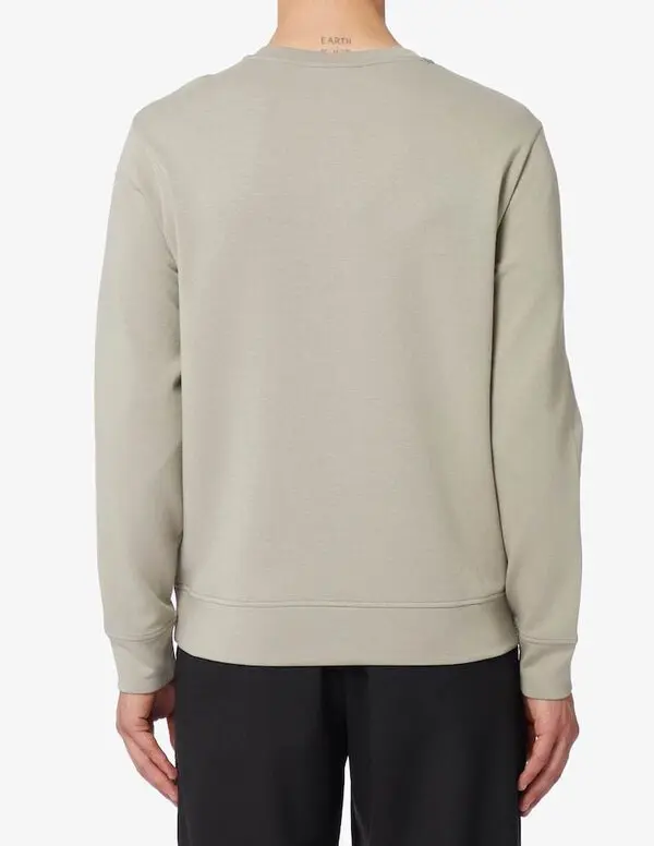 Emporio Armani Logo Patch Crewneck Sweatshirt