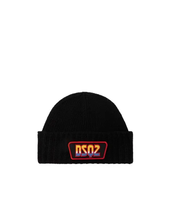Dsquared2 Logo Patch Beanie