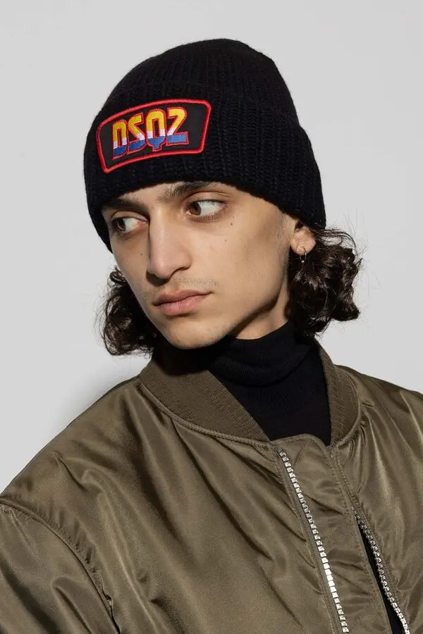 Dsquared2 Logo Patch Beanie