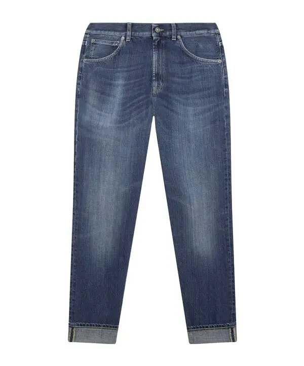 DONDUP Cuffed Hem Jeans - Blue