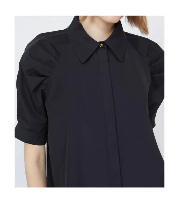 Max Mara Mstamore Ruched Sleeve Shirt - Black