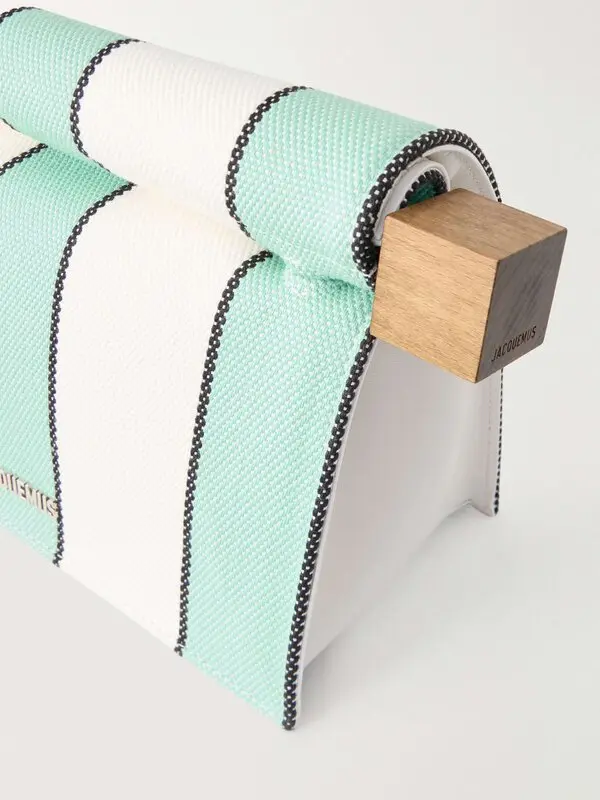 Jacquemus La Pochette Rond Carre Clutch - Green