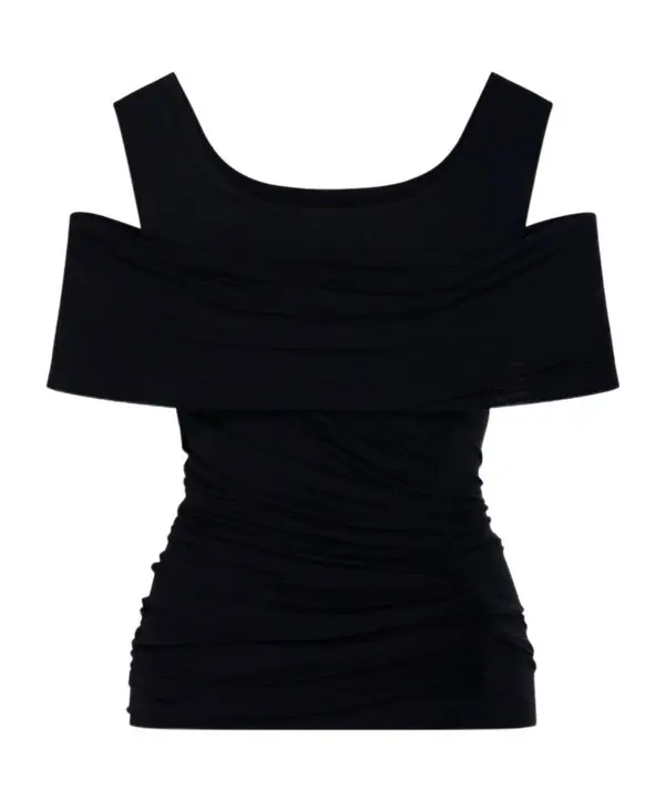 Isabel Marant Étoile Off-shoulder Pleated Top