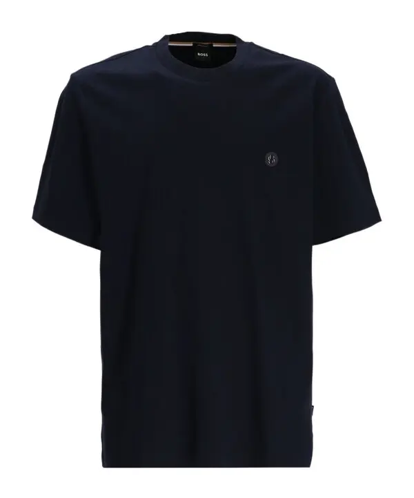 Hugo Boss Double Monogram Patch Crewneck T-shirt