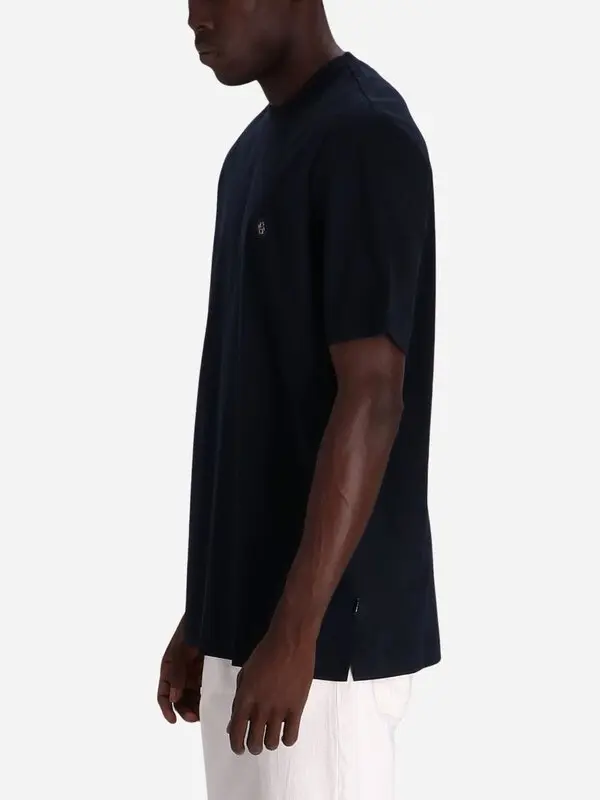 Hugo Boss Double Monogram Patch Crewneck T-shirt