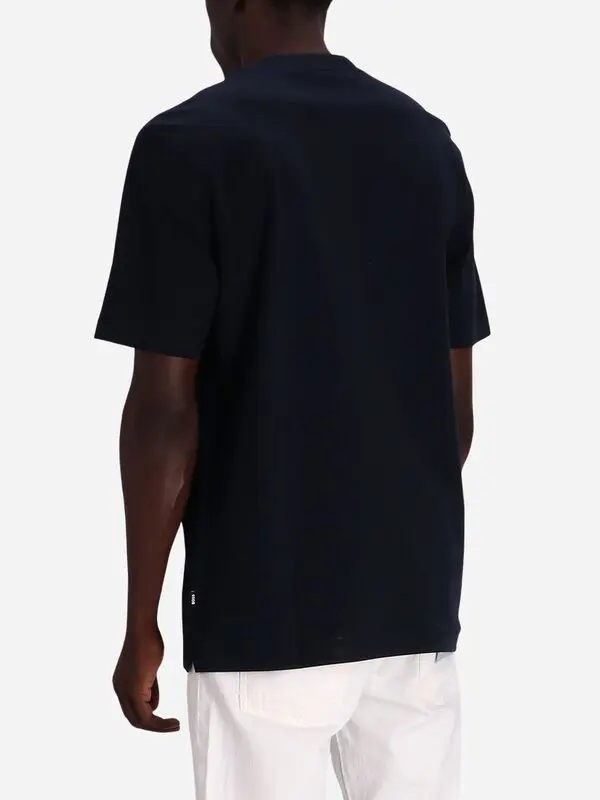 Hugo Boss Double Monogram Patch Crewneck T-shirt