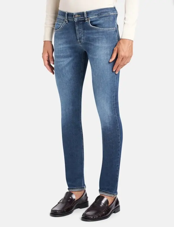 DONDUP Slim-fit Jeans With Five-pocket Design - Blue