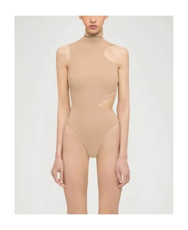 Wolford Warm Up Cut-out Bodysuit With High Neck