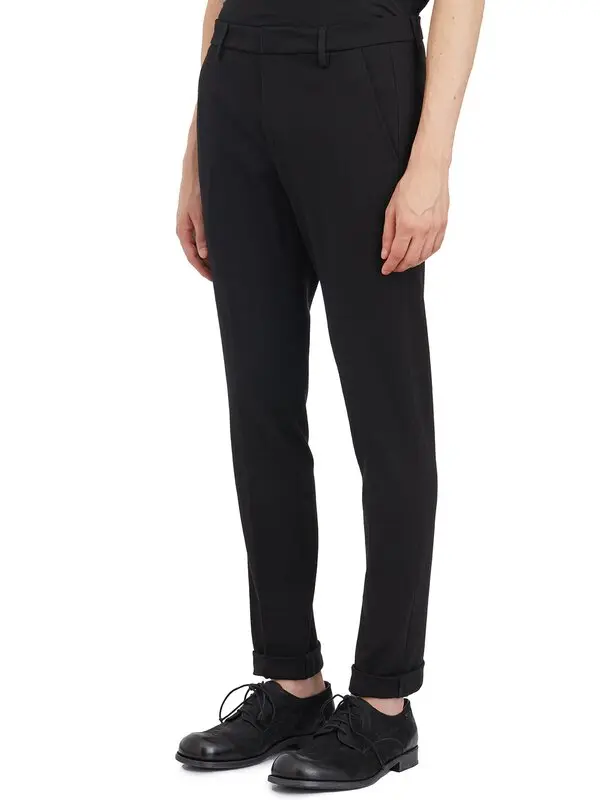 DONDUP Belt-lined Casual Tailored Pants - Black