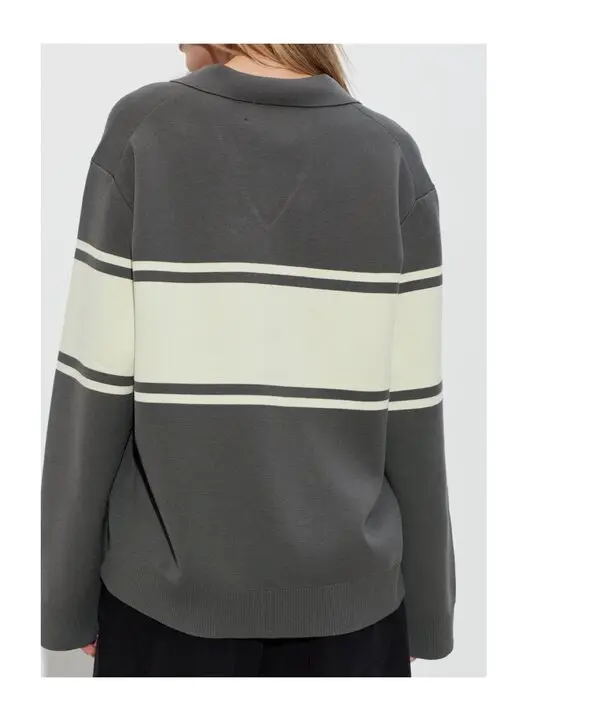 SAMSOE SAMSOE Samsøe Samsøe Striped Collared Sweatshirt