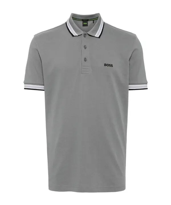 Hugo Boss Logo-embroidered Cotton Polo Shirt