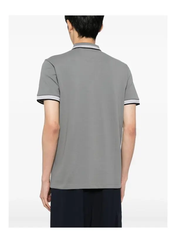 Hugo Boss Logo-embroidered Cotton Polo Shirt