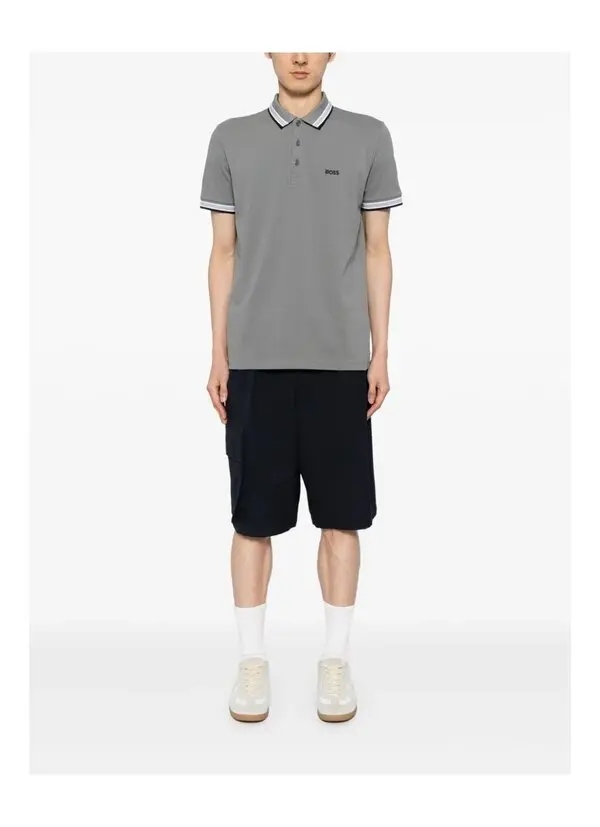 Hugo Boss Logo-embroidered Cotton Polo Shirt