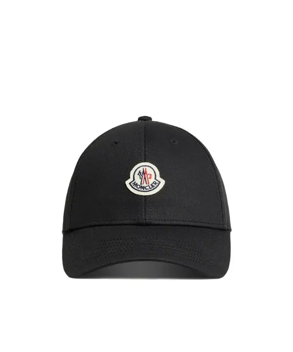 Moncler Logo Baseball Cap - Black