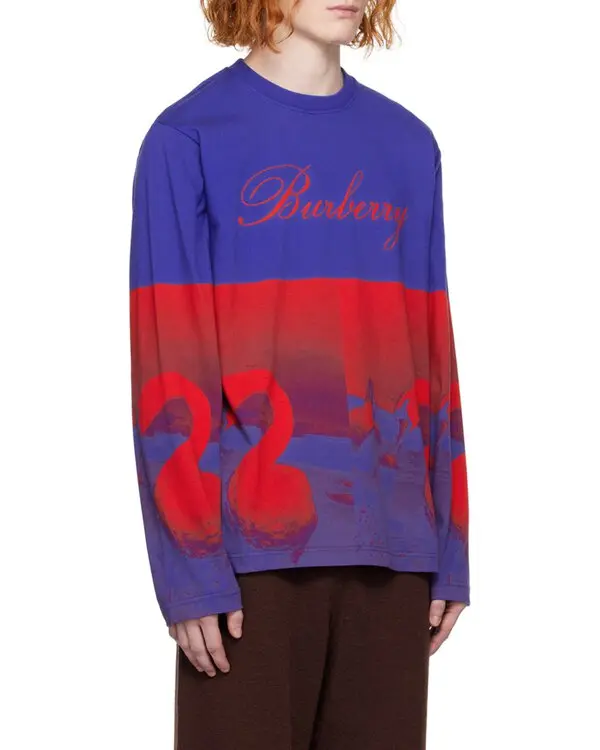 Burberry Photograph Print Cotton Blend Sweatshirt