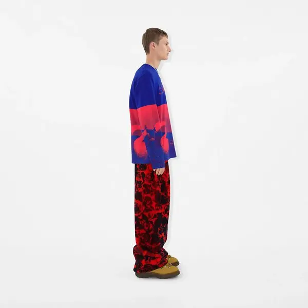 Burberry Photograph Print Cotton Blend Sweatshirt