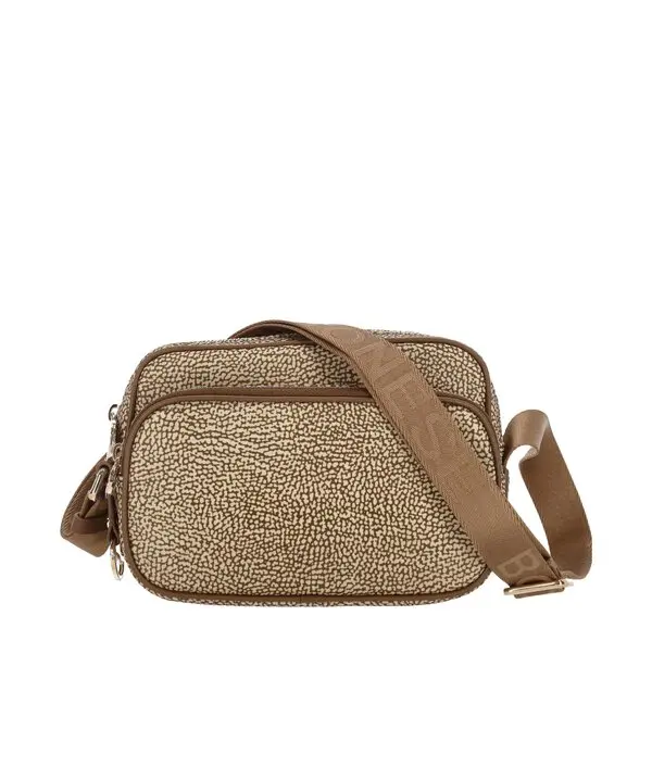 Borbonese Small Camera Case - Beige/brown