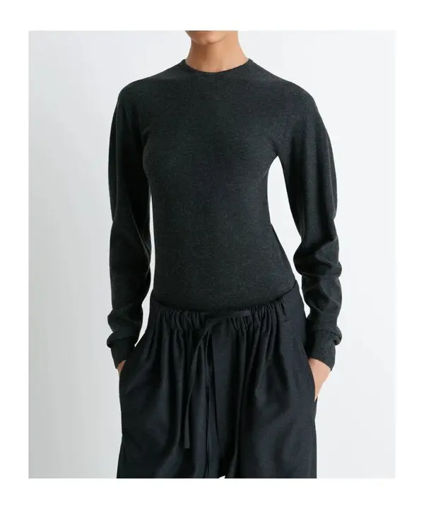 LEMAIRE Rib-knit Jumper With Ribbed Cuffs And Hem
