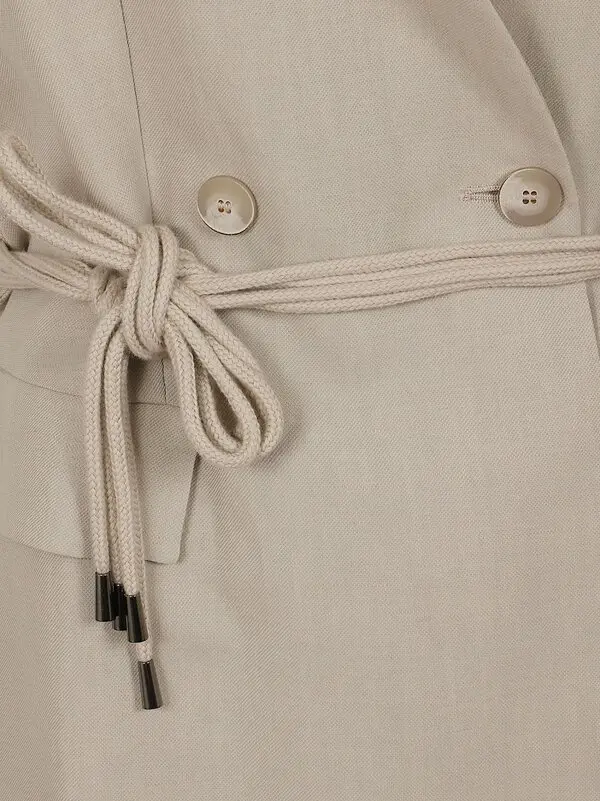Antonelli Firenze Sleeveless Vest With Belt Detail