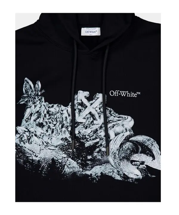 Off-White Graphic Print Hoodie