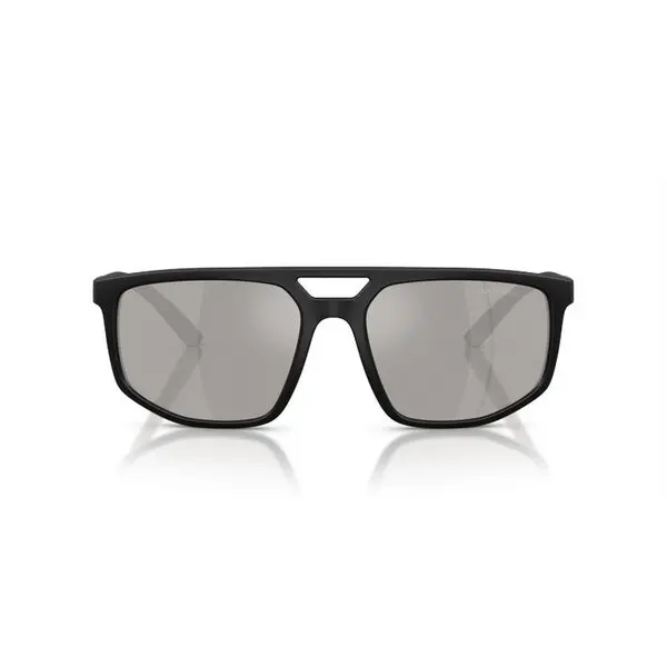 Emporio Armani Geometric Frame Sunglasses - Gray