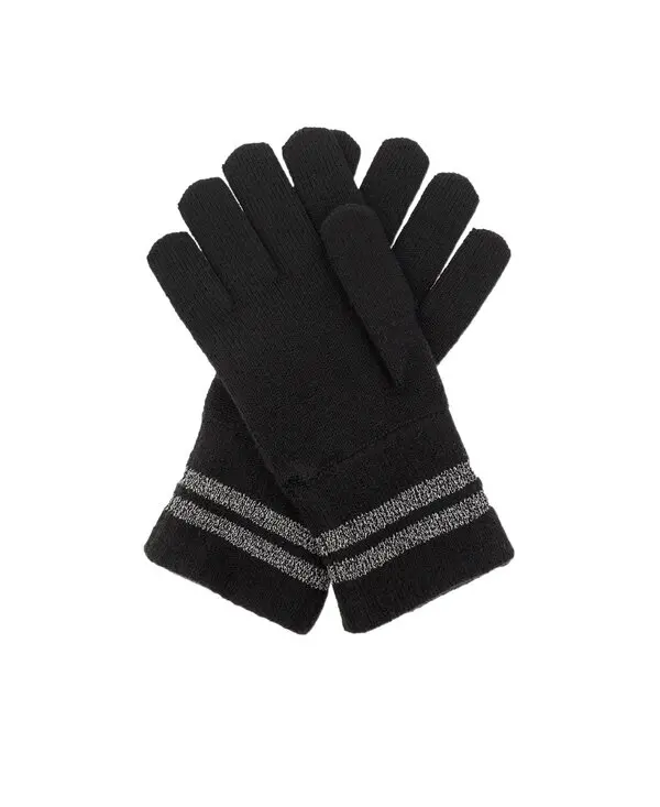 Canada Goose Metallic Stripe Merino Knit Gloves