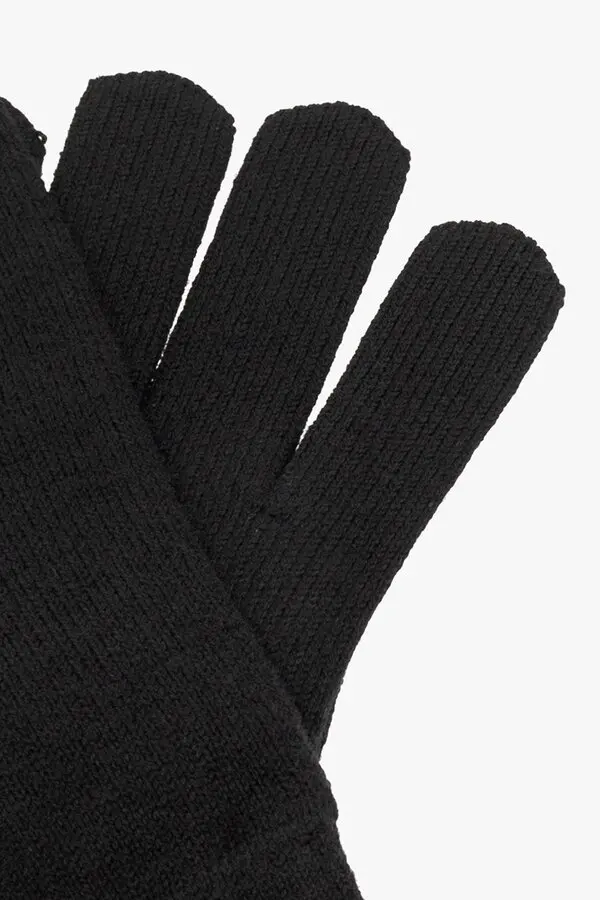 Canada Goose Metallic Stripe Merino Knit Gloves