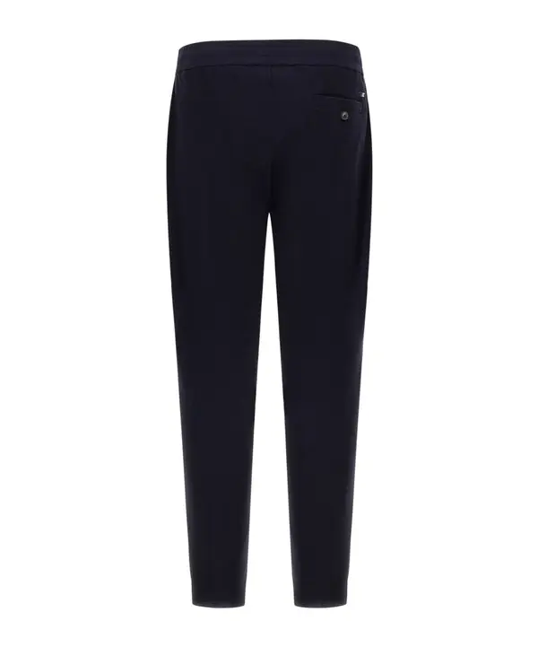 Herno Trousers In Jersey Knit Effect