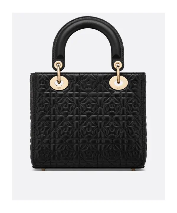 Dior Small Lady Shoulder Bag With Star Pattern