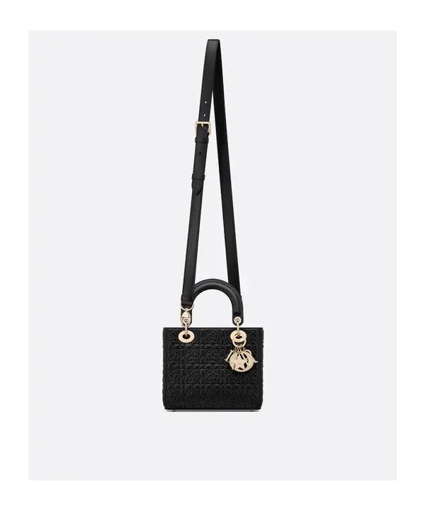 Dior Small Lady Shoulder Bag With Star Pattern
