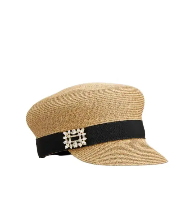 ROGER VIVIER Broche Vivier Sailor Hat In Raffia