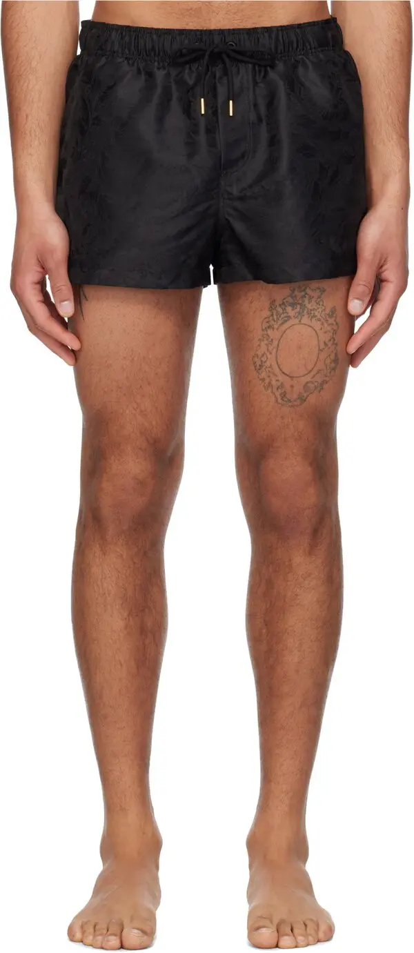 Versace Barocco Jacquard Swim Shorts - Multicolor