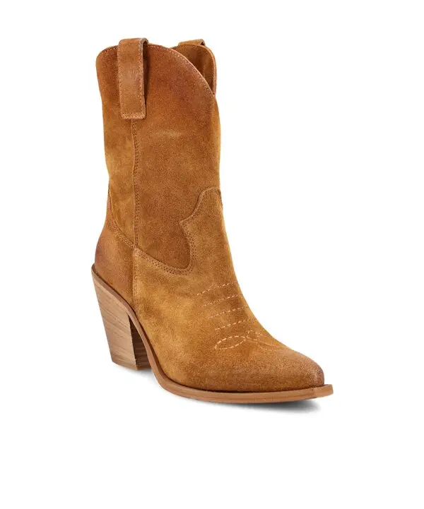 JE T'AIME Western Fringed Ankle Boots
