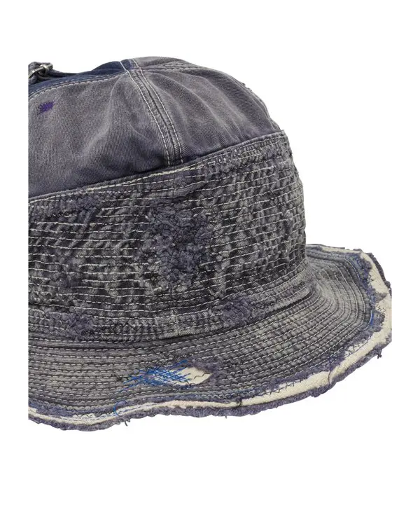 Kapital Distressed Wide-brimmed Hat