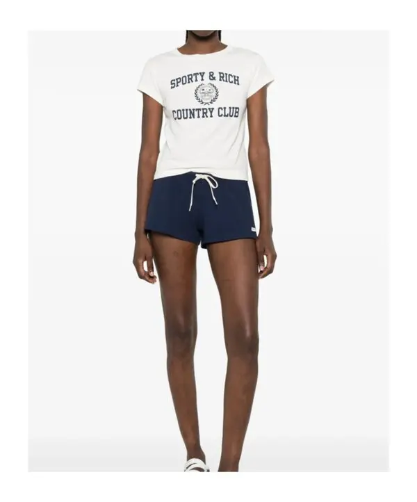 SPORTY  RICH Sporty & Rich Short-sleeved T-shirt