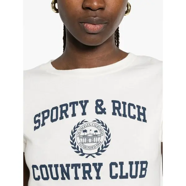 SPORTY  RICH Sporty & Rich Short-sleeved T-shirt