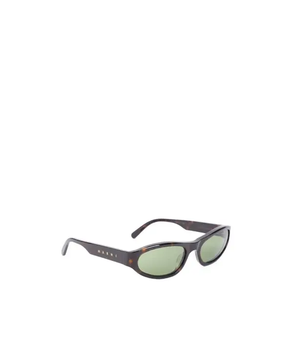 Marni Oval Tortoiseshell Sunglasses