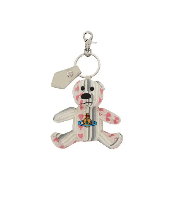VIVIENNE WESTWOOD Teddy Bear Keychain - Nude