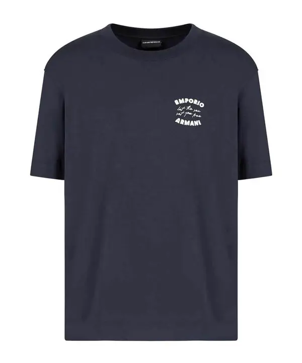 Emporio Armani Embroidered-logo T-shirt