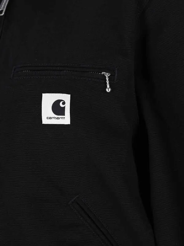 Carhartt Work In Progress Logo Patch Zip-up Bomber Jacket