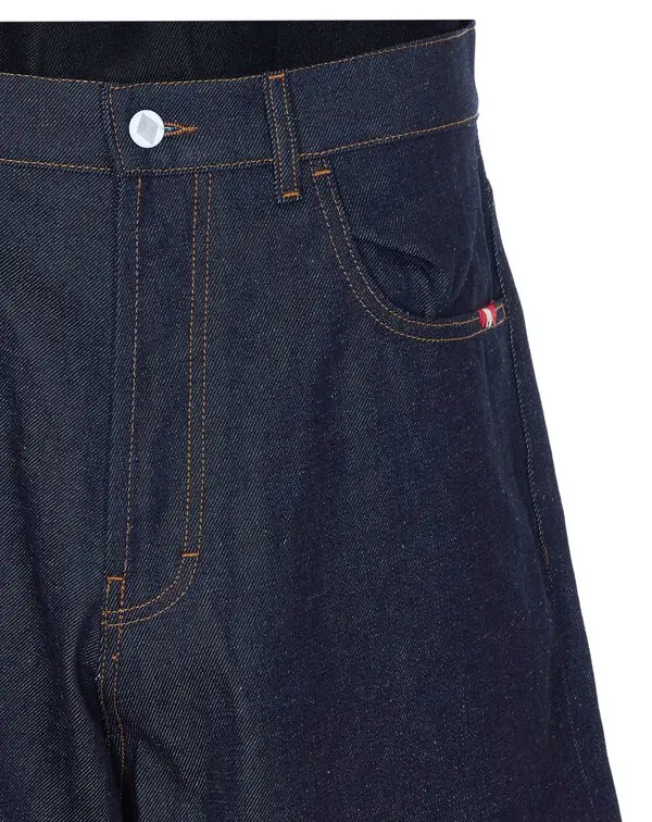 AMISH SUPPLIES Wide-leg Bermuda Jeans