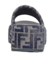 Fendi Ff Jacquard Platform Sandals