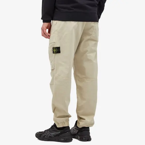 Stone Island Cotton Twill Cargo Trousers