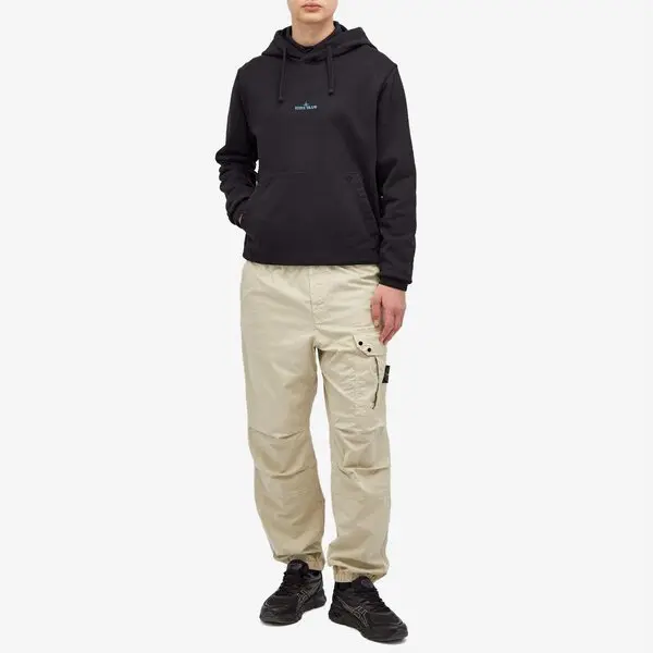 Stone Island Cotton Twill Cargo Trousers