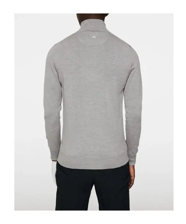 J. Lindeberg Long Sleeve Logo Knit Sweater