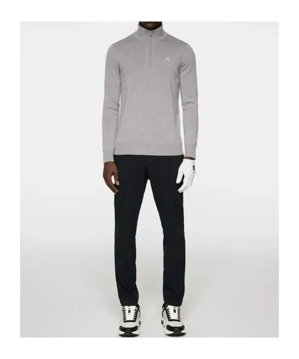 J. Lindeberg Long Sleeve Logo Knit Sweater