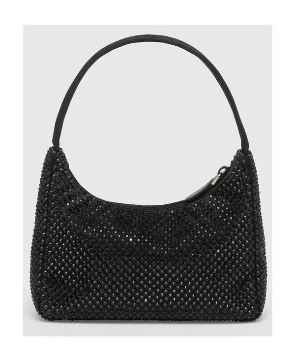Prada Re-edition Mini Satin Bag With Crystals